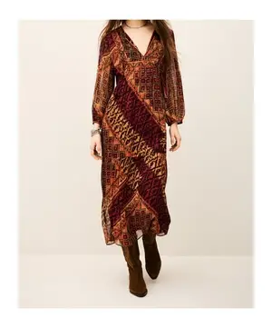 Ba&sh V-neck Printed Dress