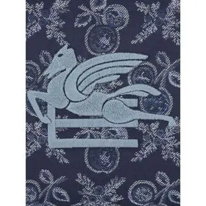 Etro Logo Embroidered Jacquard Top Handle Bag