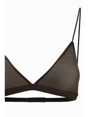 Calvin Klein Ruby Sheer Triangle Bra - Brown