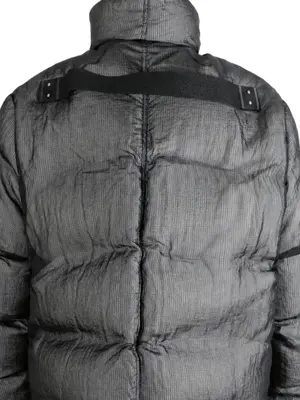 Rick Owens Turtle Funnel-neck Zipped Padded Jacket