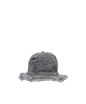 Kapital Frayed-details Bucket Hat - Blue