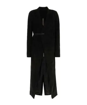 Rick Owens Long Coat - Black