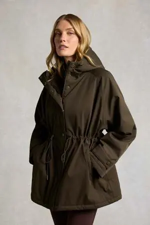 Holland Cooper One-size Waterproof Parka Olive - Brown