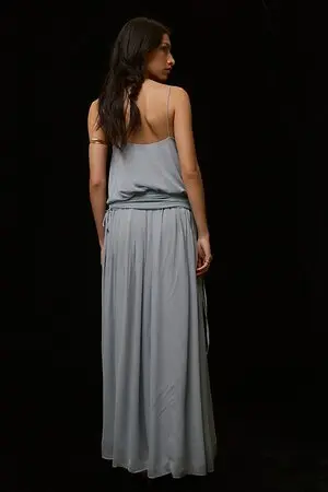 Bec & Bridge Camille Blouson Maxi Dress - Cloud Blue
