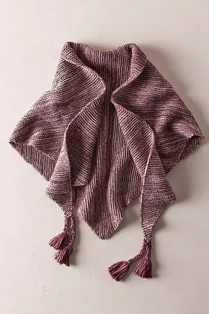 Free People So Marled Shawl Grape Soda