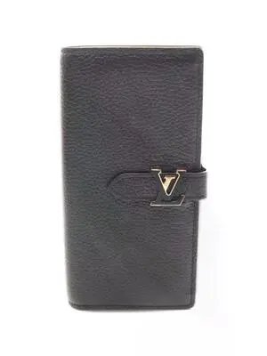 LOUIS VUITTON Vertical Long Wallet - Black