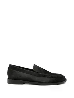 GIOSEPPO Round-toe Loafers - Black
