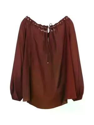 Zimmermann Aster Gathered-bead Blouse