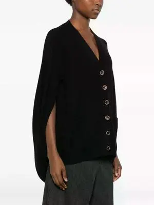 UMA WANG Cape-style V-neck Cardigan
