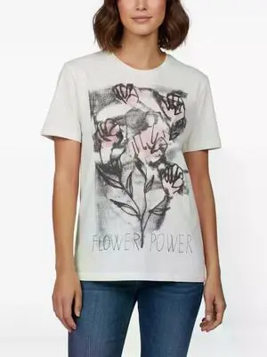 Dior Flower Power T-shirt - Neutrals