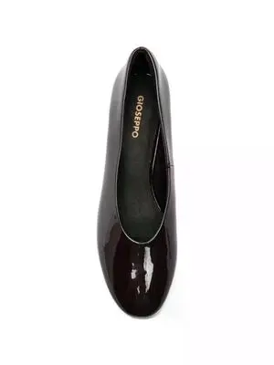 GIOSEPPO Patent-finish Block-heel Pumps