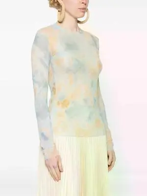 Erika Cavallini Printed Long-sleeve T-shirt