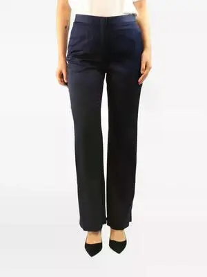 JIL SANDER High-waisted Trousers - Blue
