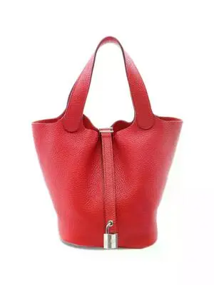 Hermès 2012 Pm Picotin Lock Tote Bag - Red