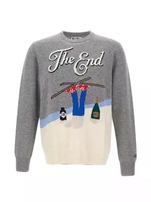 MC2 SAINT BARTH Heron Crewneck Sweater - Grey
