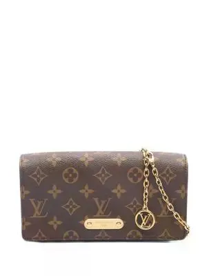 LOUIS VUITTON 2010s Monogram Lily Shoulder Bag - Brown