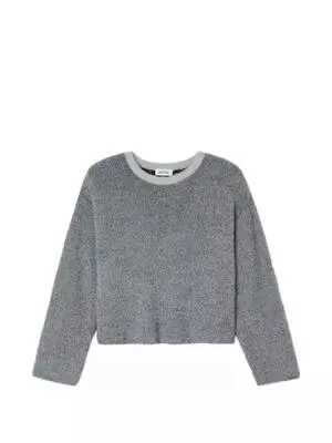 American Vintage Sapowood Contrast-collar Sweater