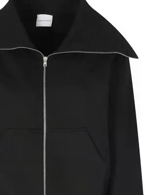 7 For All Mankind Zip-up Sailor-collar Sweater