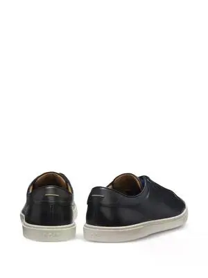 Hugo Gary Sneakers In Brushed Leather