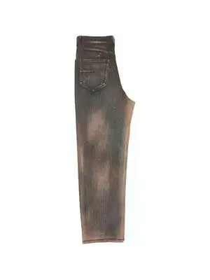GRIFONI Waxed-effect Jeans