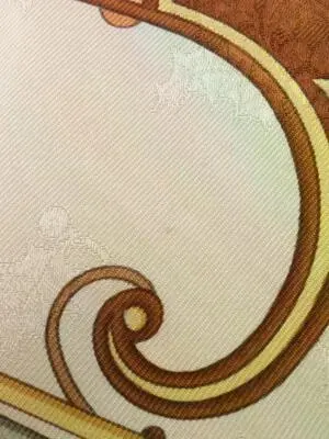 Hermès 2010s 90 Plumes Et Grelots Scarf - Neutrals