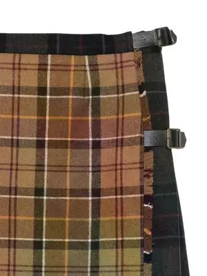 Barbour Hazelwood Tartan-pattern Midi Skirt