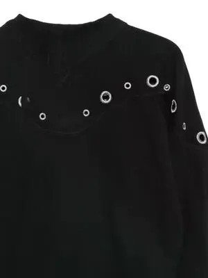 MARANT ETOILE Nylex Eyelet-embellished Hoodie