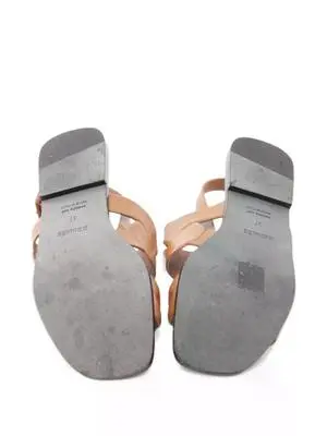 Hermès 2010s Grace Leather Sandals