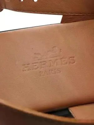 Hermès 2010s Grace Leather Sandals