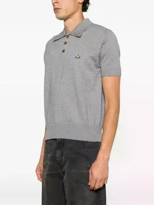 VIVIENNE WESTWOOD Orb-embroidered Polo Sweater