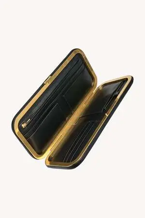 THE ROW Saar Clutch - Black