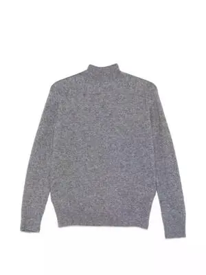 MRZ High-neck Side-slit Sweater