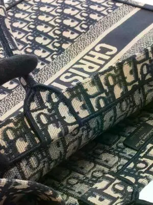 Dior 2000s Book Tote Oblique Handbag