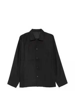 Issey Miyake Panelled Press-stud Shirt