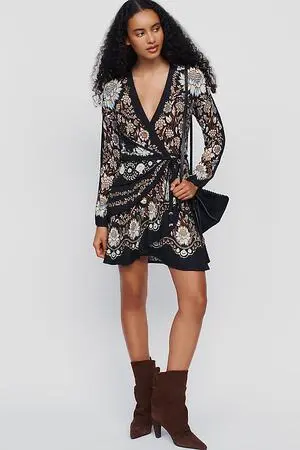 Anthropologie Farm Rio Daniela Wrap Mi Dress
