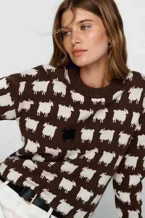 ROWING BLAZERS 100% Wool Sheep Sweater