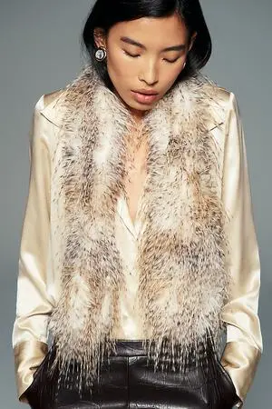 Anna Sui Faux Fur Scarf