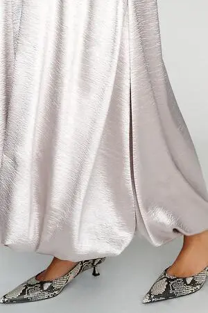 SUNDAY IN BROOKLYN Liquid She Bubble Hem Midi Dress