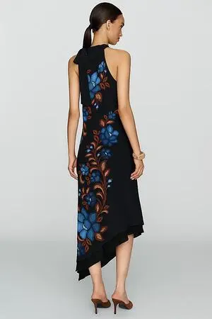 Farm Rio X Halter Maxi Dress