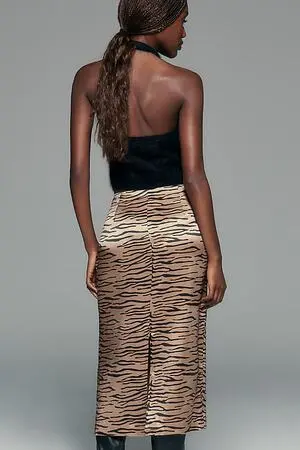 REFORMATION Helen 1% Silk Midi Skirt