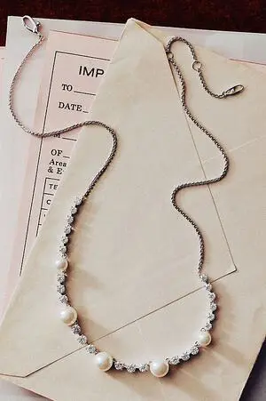 Nadri Venus Pearl Necklace