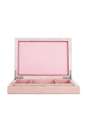 Sophie Bille Brahe Tresor Velvet Jewelry Box In Pink - Rose