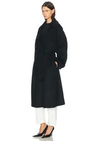 THE FRANKIE SHOP Issen Wool Trench Coat