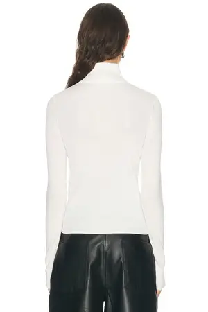 THE FRANKIE SHOP Sade Knit Zip Sweater