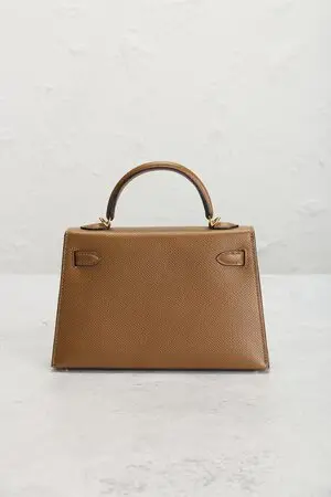 Hermès Epsom Kelly 20 Handbag In Brown
