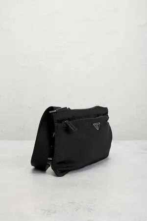 Prada Tessuto Flat Messenger Bag