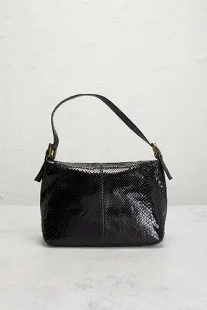 Fendi Vintage Python Mama Baguette Shoulder Bag