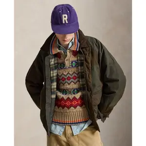 Ralph Lauren Patchwork Oilcloth Utility Jacket