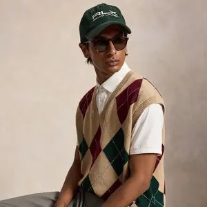 Ralph Lauren Big Fit Argyle Sweater Vest