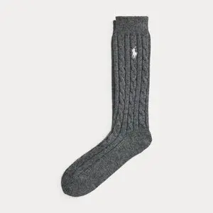 Ralph Lauren Cable-knit Crew Socks